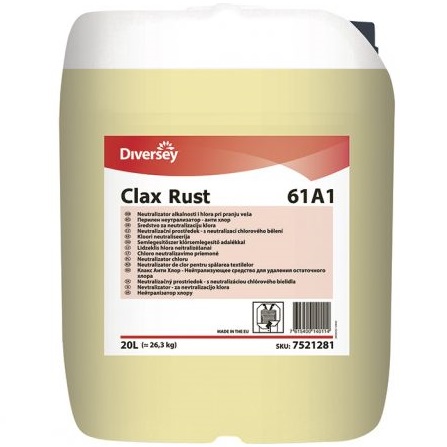 Diversey Clax Rust 61A1 Preparaty do prania końcowego i uszlachetniania ...